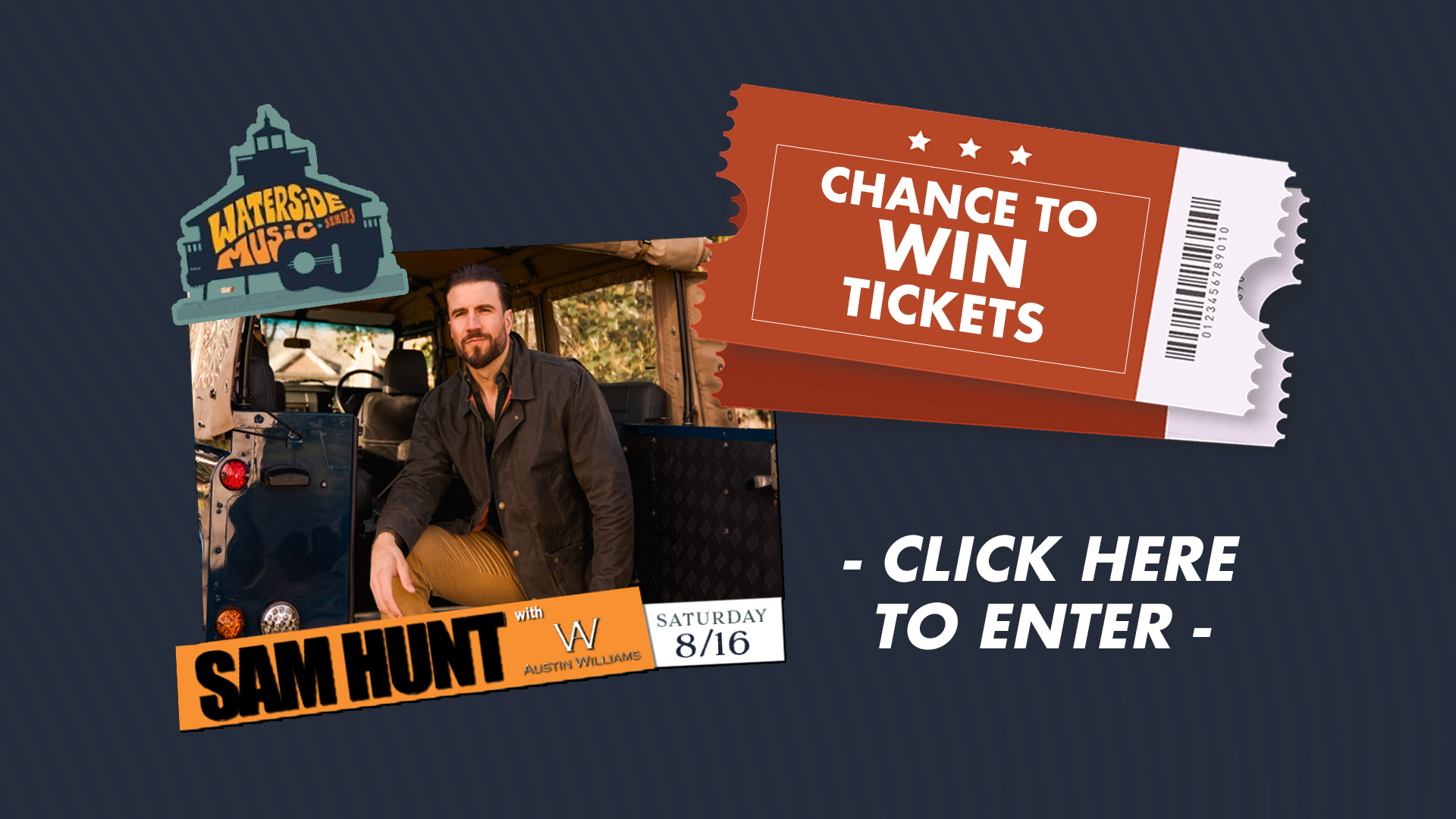 Sam Hunt Ticket Giveaway: Enter To Win Tickets To Aug. 16 Concert In ...
