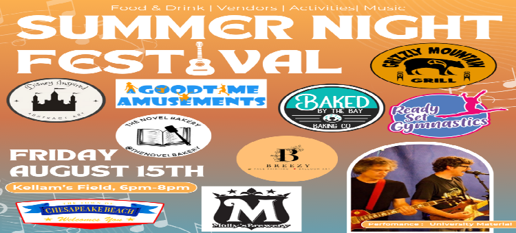 Summer Night Festival Brings Music, Food And Fun To Chesapeake Beach ...