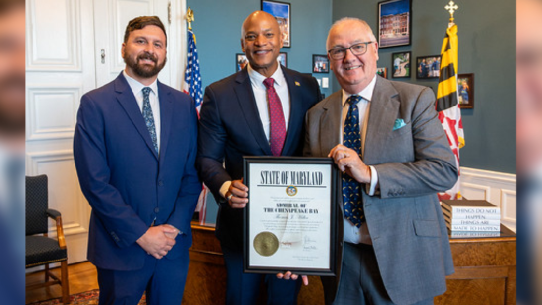 Gov. Moore Names Professor Thomas Miller ‘Admiral Of The Chesapeake Bay ...
