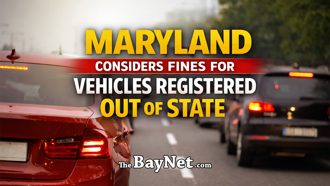 Maryland Considers Fines For Vehicles Registered Out Of State - The BayNet
