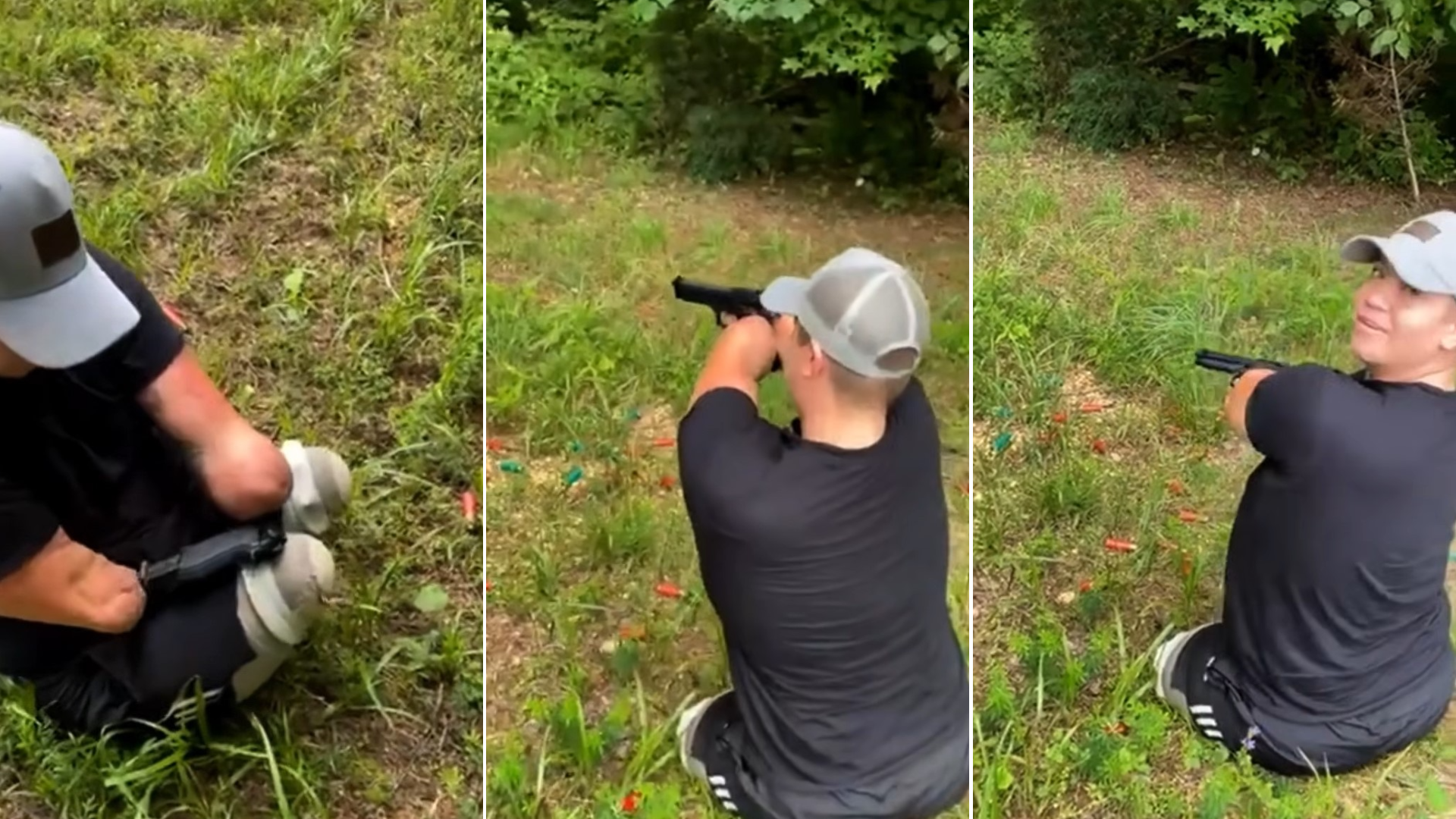 Video Shows Quadruple Amputee Murder Suspect Loading, Firing Handgun ...
