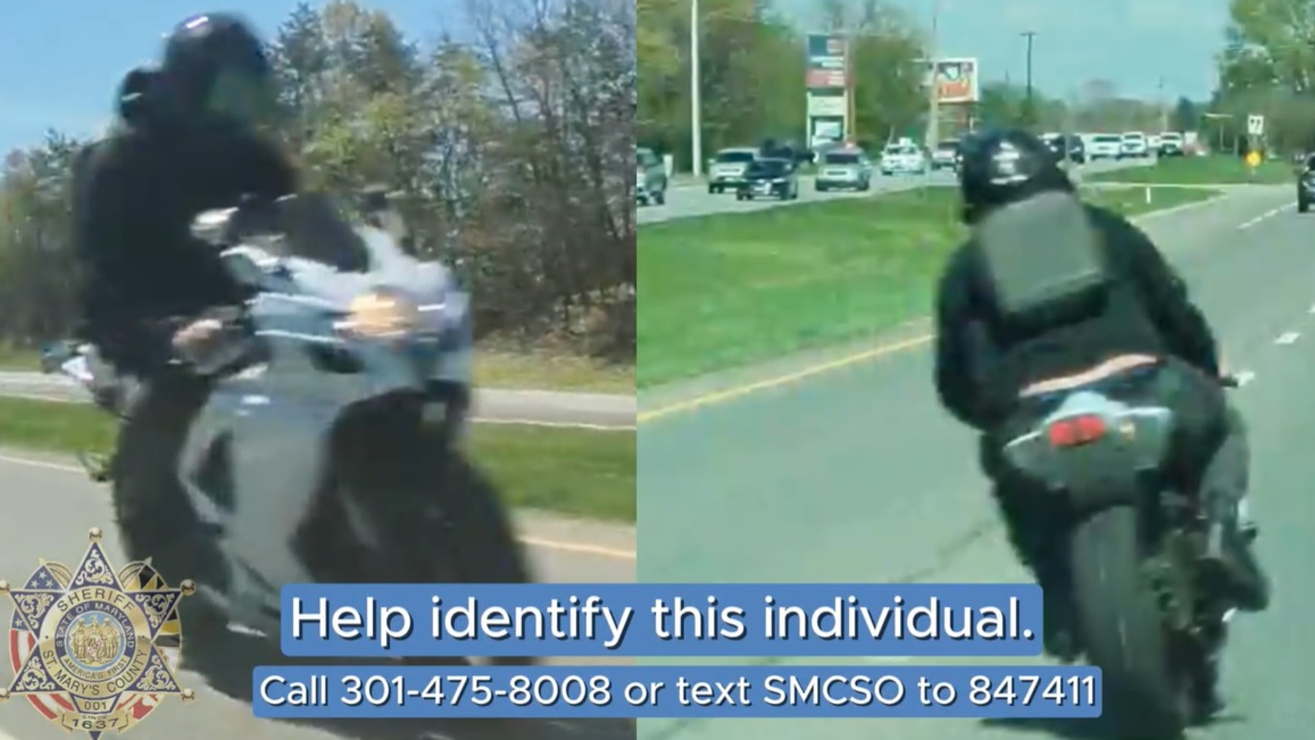 UPDATE: Reckless Motorcycle Driver In St. Mary's Has Been Identified ...