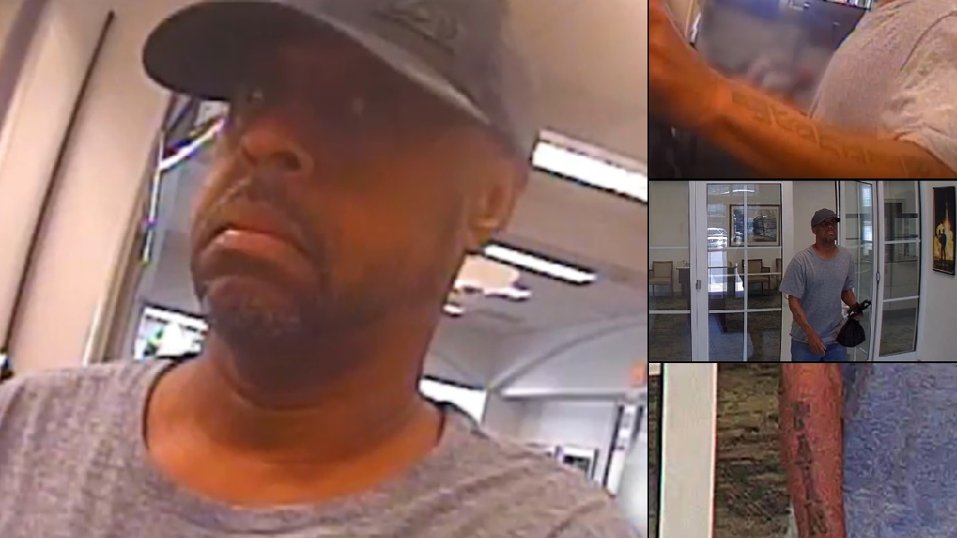 WANTED: Tattooed Bank Robber Passes Demand Note, Escapes With Cash In ...